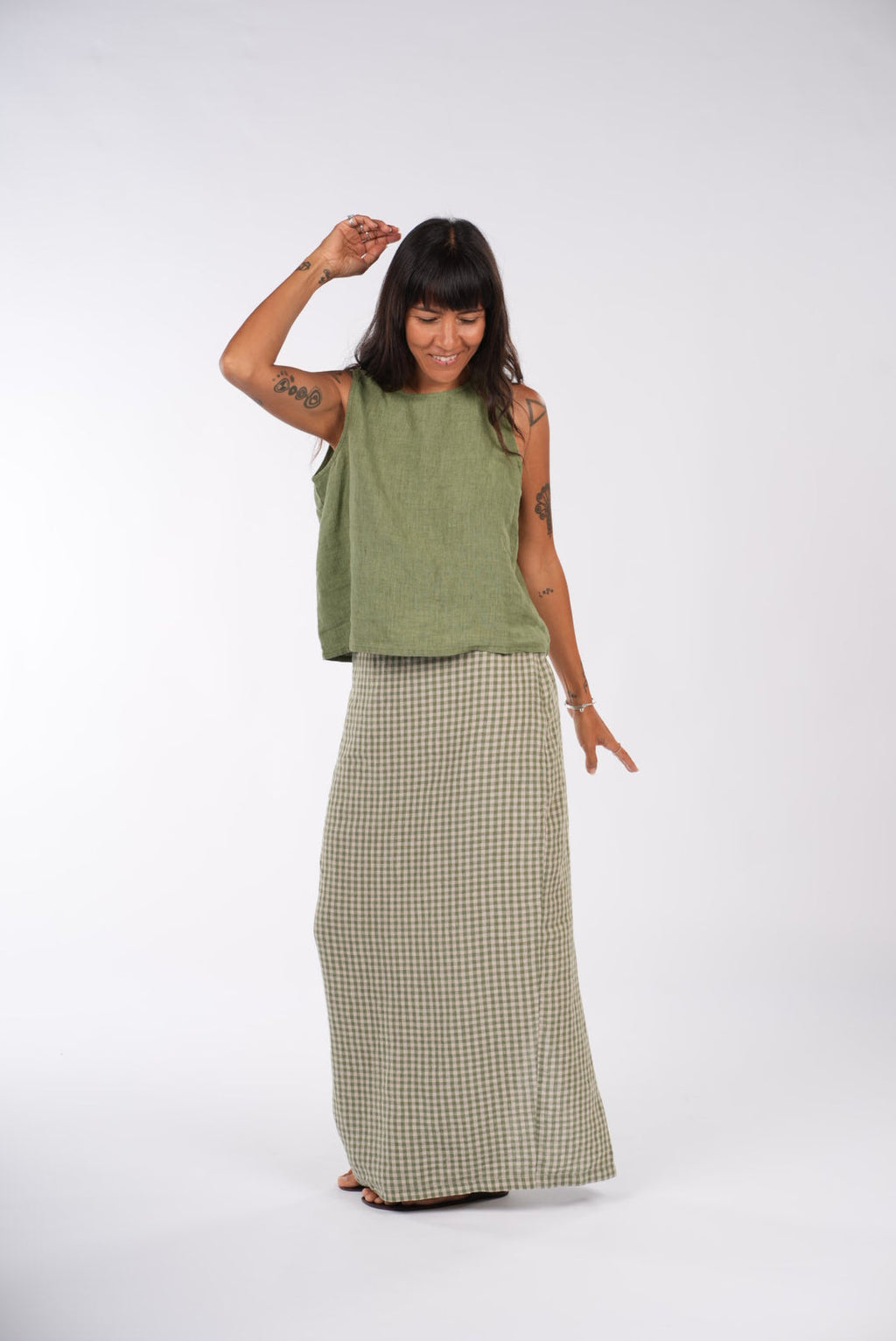 Montaigne ‘Ava’ Linen Cami Top - Various Colours – Ecolena