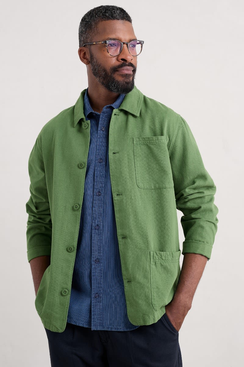 Seasalt Cornwall - Men's 'Well Wright' Jacket - Willow – Ecolena